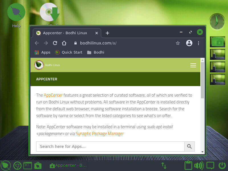 BodhiLinuxのインストールと評価 [Lightweight Distro]: ccmnshopdot2